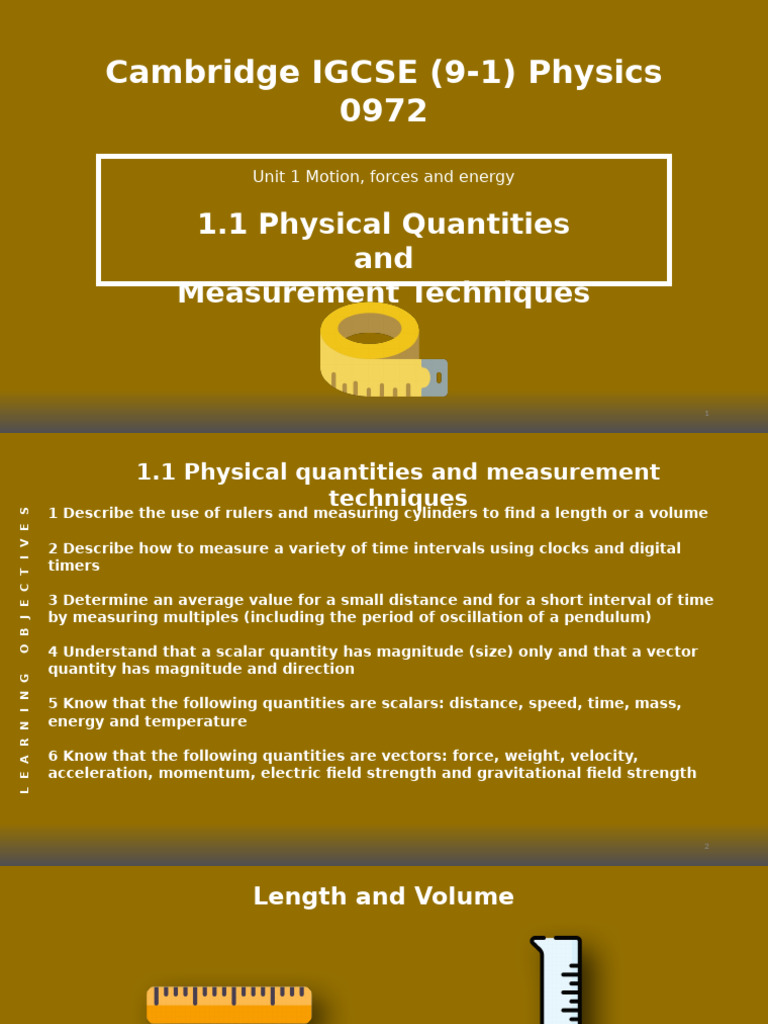 Measuring Physical Quantities in Physics | PDF | Force | Measurement