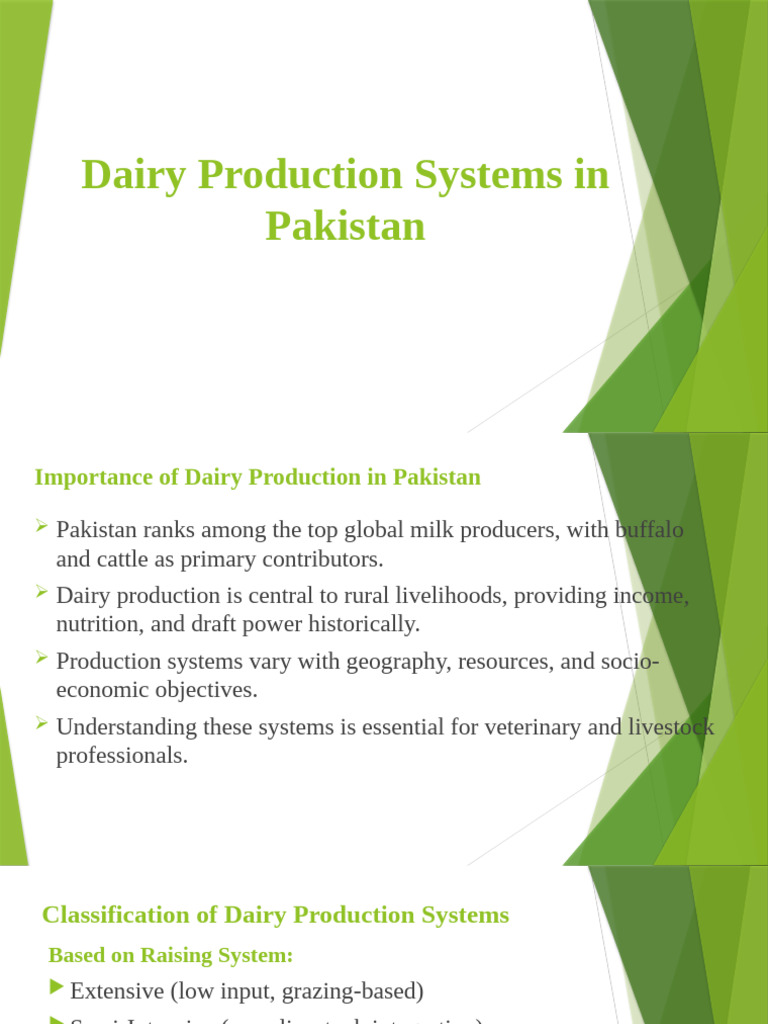 Dairy Production Systems | PDF | Pastoralism | Livestock