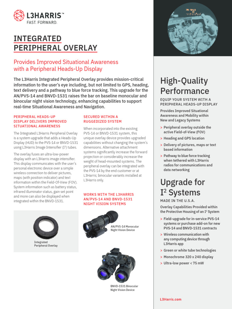 Cs Ivs Integrated Peripheral Overlay Sell Sheet | PDF | Computing
