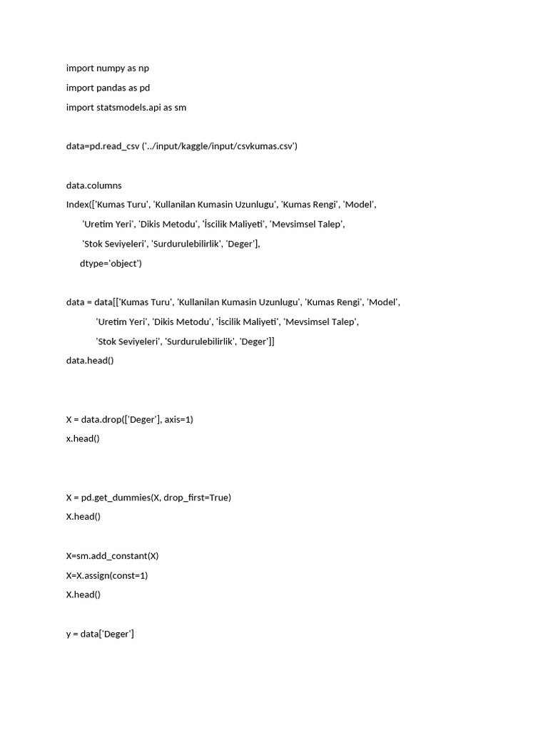 Python Kaggle Kod | PDF