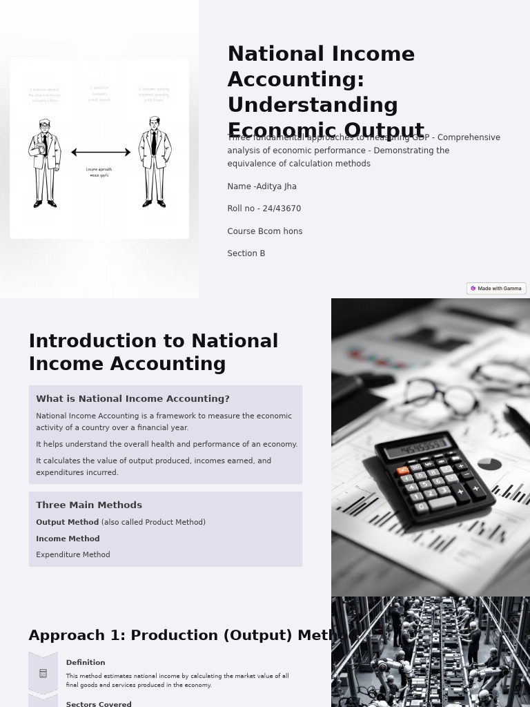 National Income Accounting Explained | PDF | Measures Of National ...