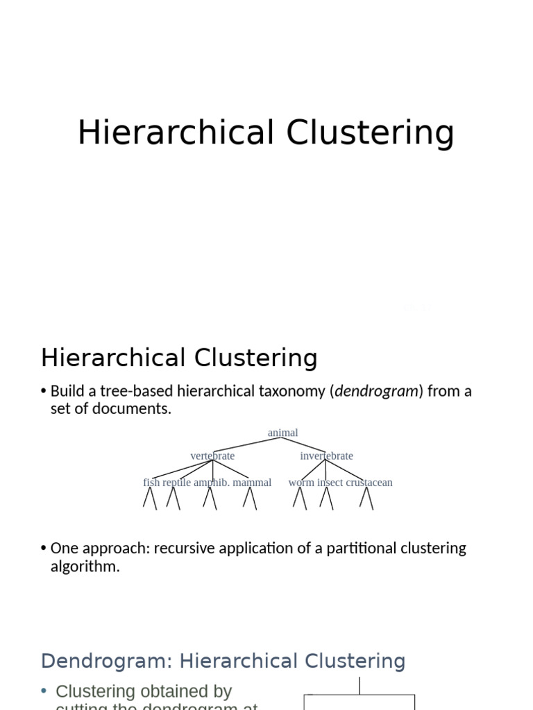 Hierarchical Clustering | PDF | Cluster Analysis | Applied Mathematics