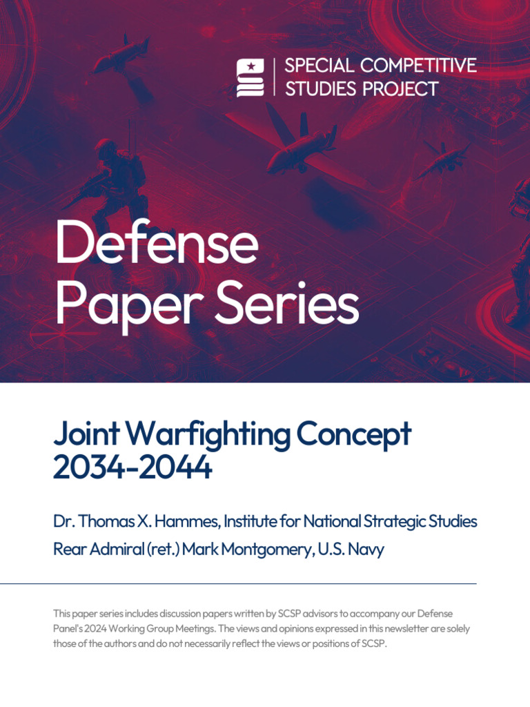 Joint Warfighting Concept 2034-2044 Insights | PDF | Electronic Warfare ...