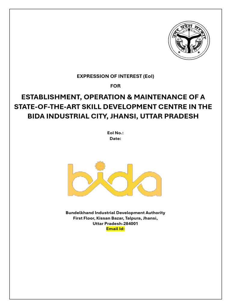 EOI - Skill Development Center 25102024 - TD | PDF
