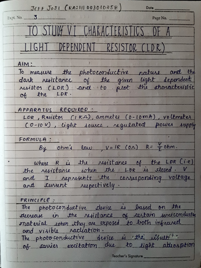 Week 3 Semiconductor SRM SEM1 | PDF