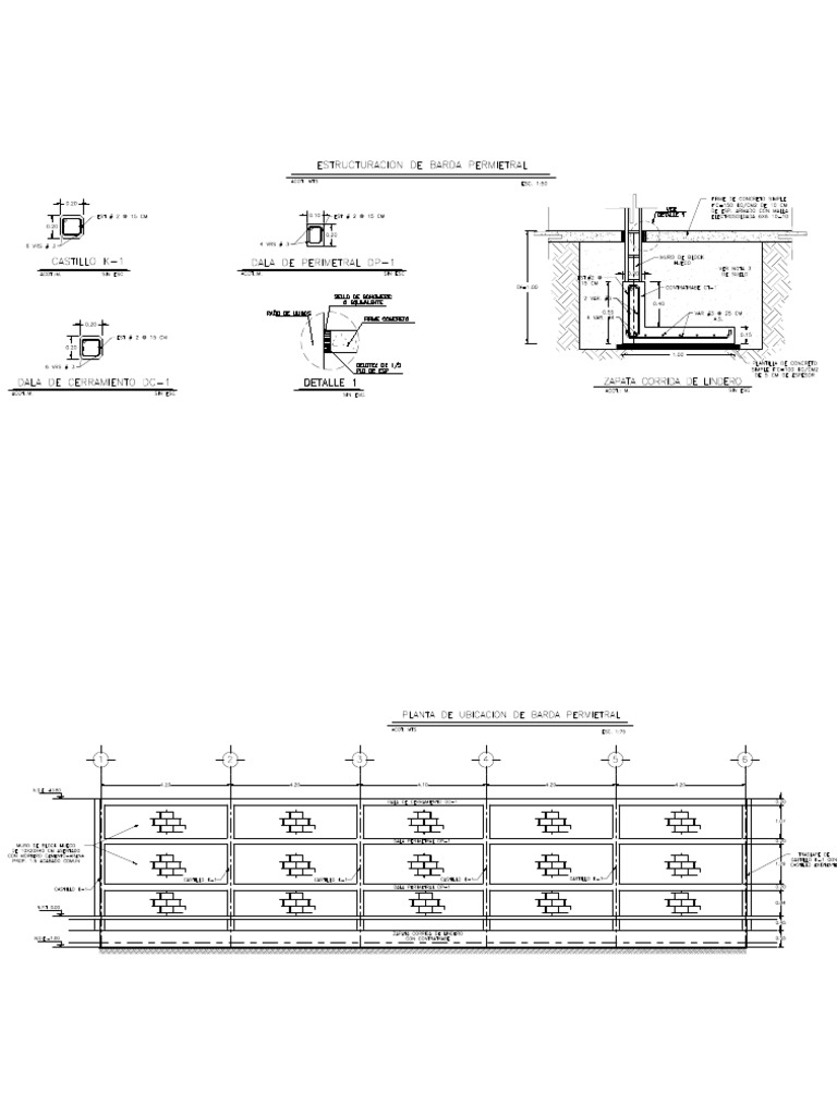 Proyecto - Barda de Colindancia | PDF