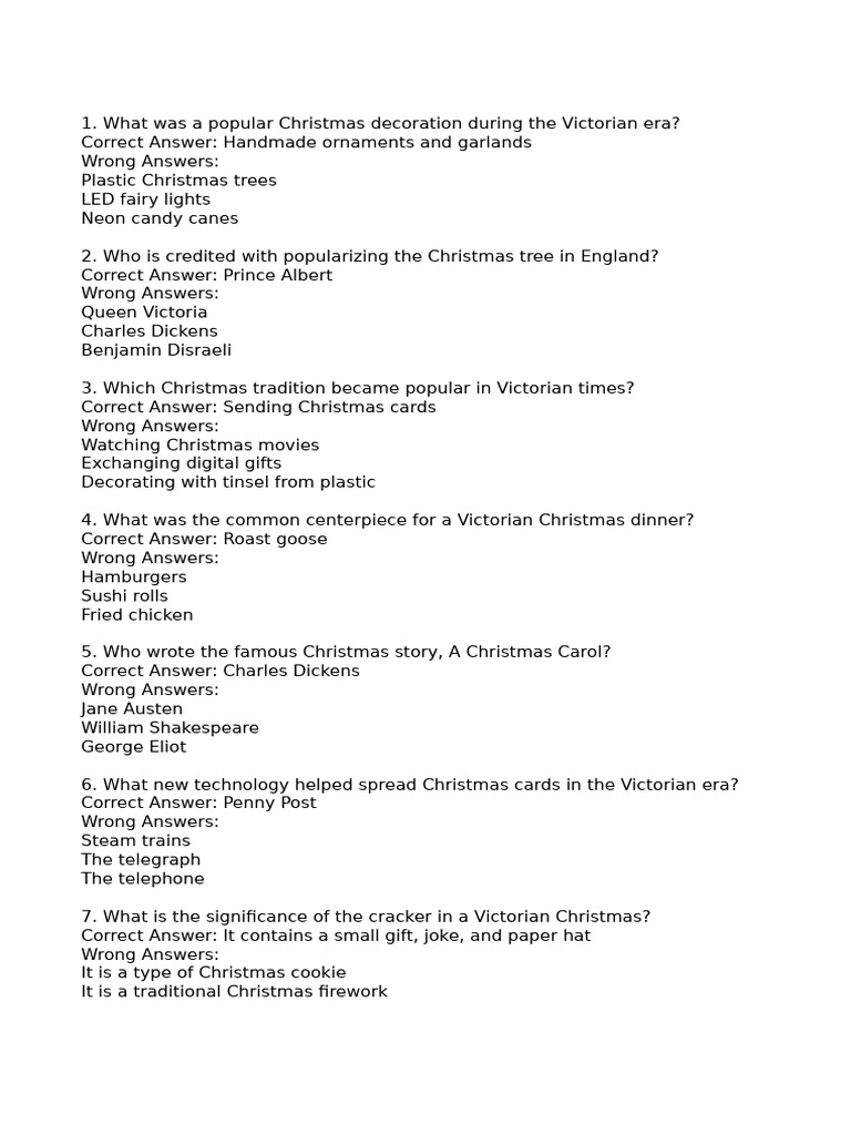 Victorian Christmas | PDF