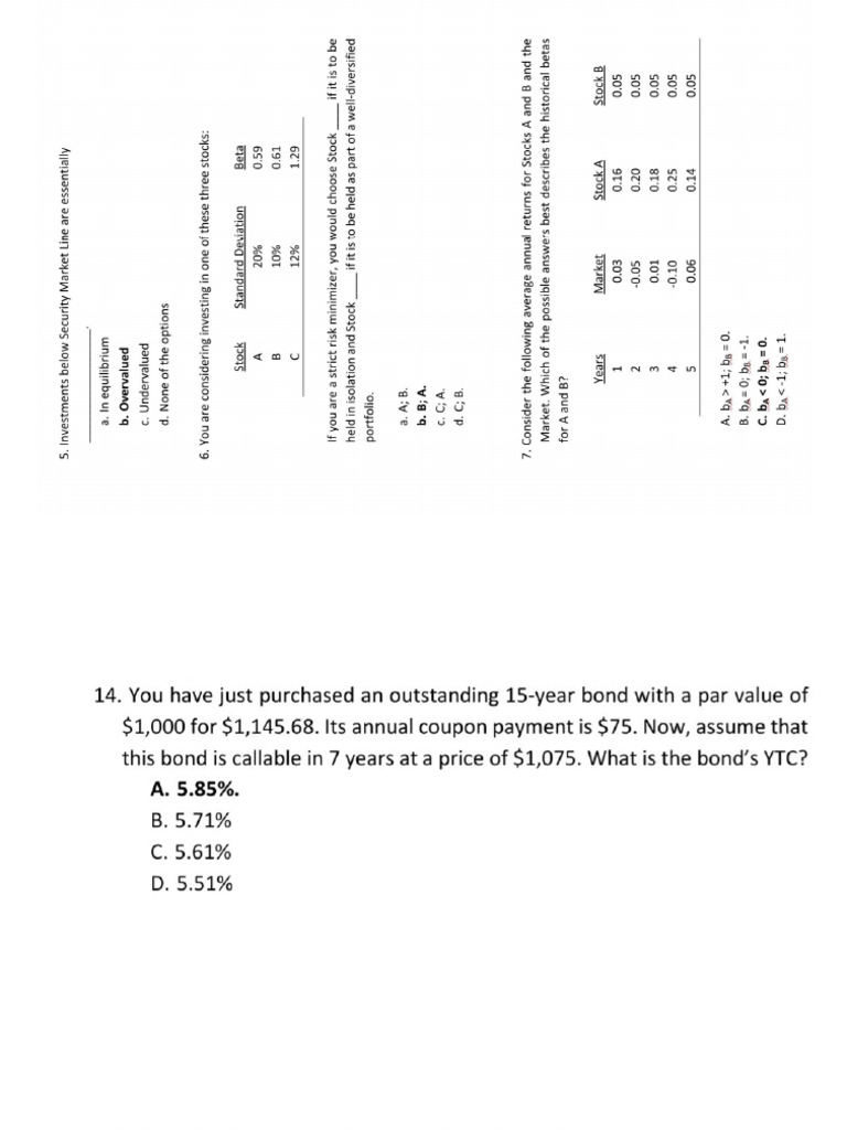 IBF Exam Questions | PDF