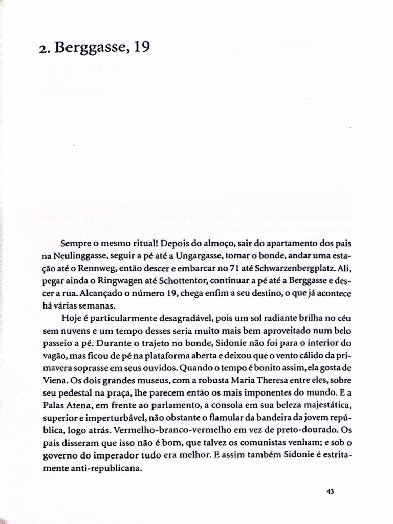 Bergasse 19 - Desejos Secretos | PDF