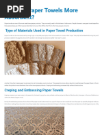 Paper Towel Absorbency Experiment | PDF