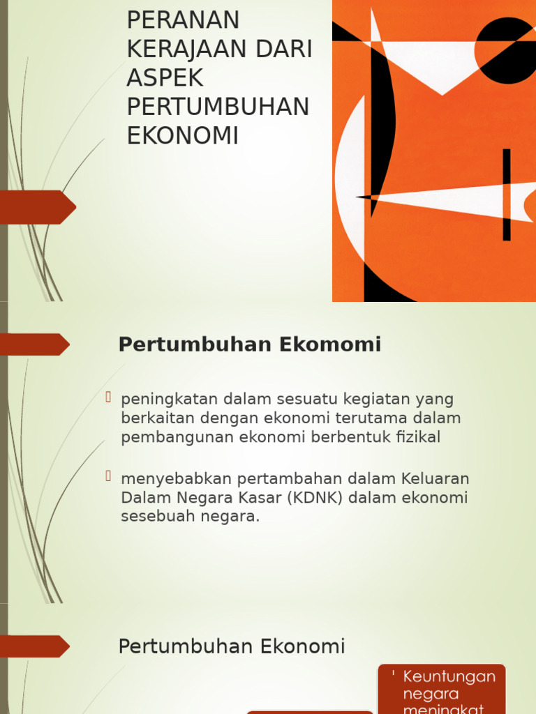 Peranan Kerajaan Dari Aspek Ekonomi | PDF