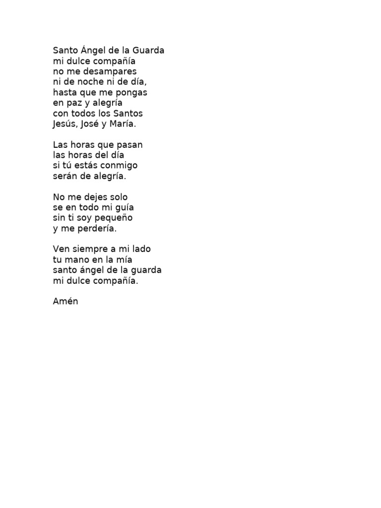 Angel de La Guarda | PDF