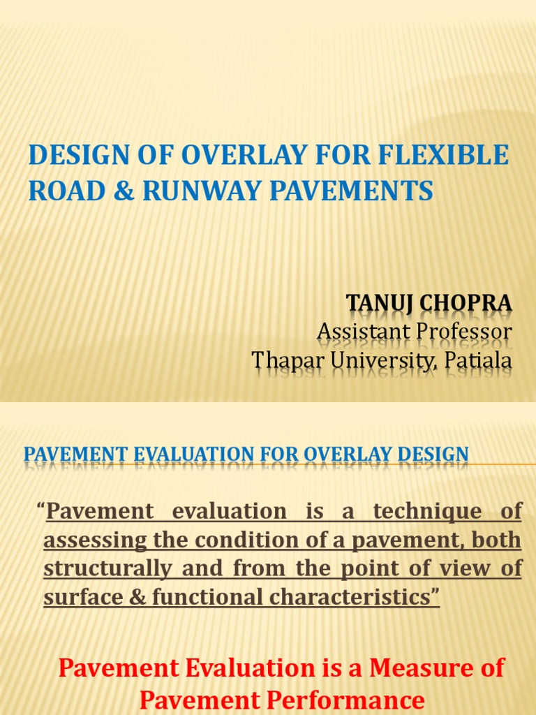 Overlay Design | PDF | Road Surface | Transportation Engineering