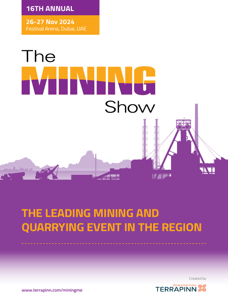 The Mining Show 2024: Dubai Event Details | PDF | Sponsor (Commercial ...