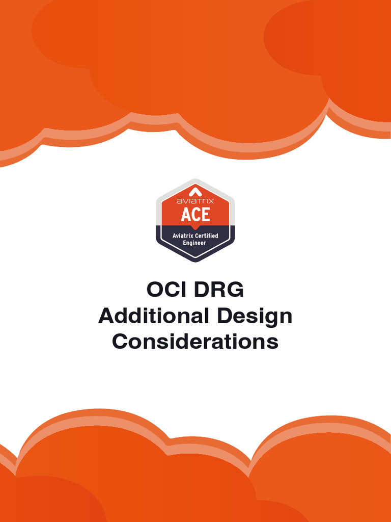 OCI DRG Design Considerations | PDF