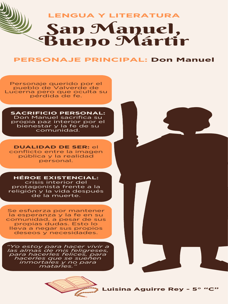 Infografía San Manuel, Bueno Mártir | PDF
