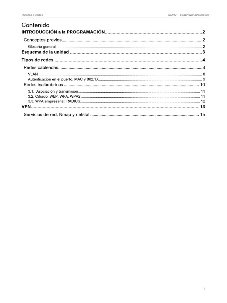 Seguridad Activa-Acceso A Redes | PDF | Red de computadoras | Red ...