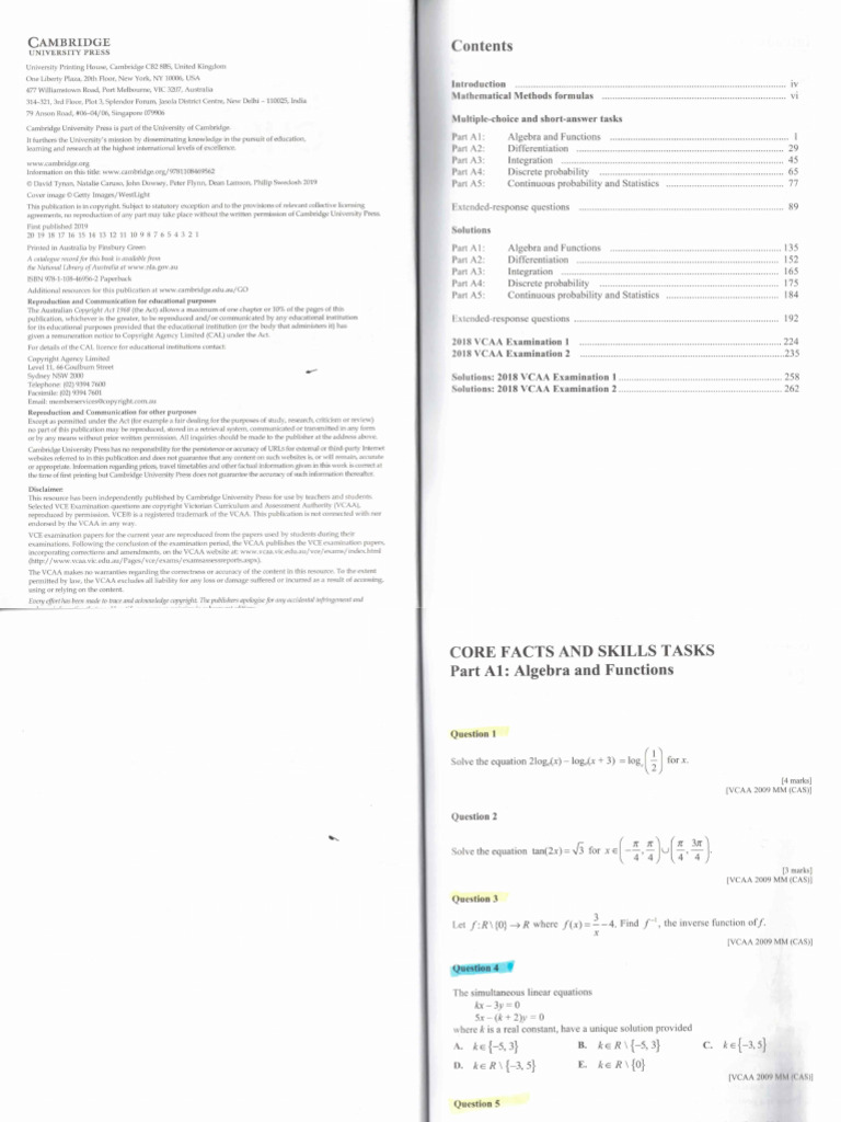 2019 Methods Checkpoints 3-4 | PDF