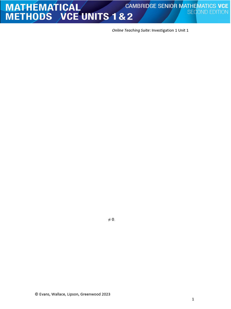 Methods 1-2 Investigations | PDF | Zero Of A Function | Mathematical ...