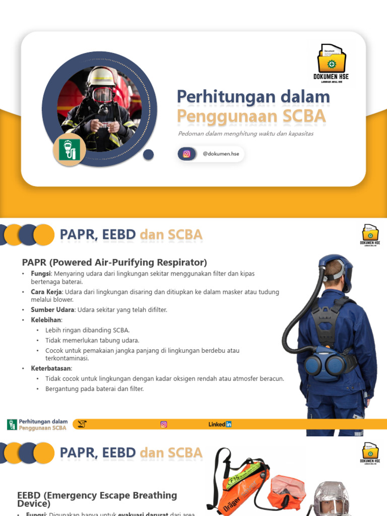 Perhitungan Dalam Penggunaan SCBA | PDF