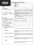 Detailed Lesson Plan - Pictograph | PDF