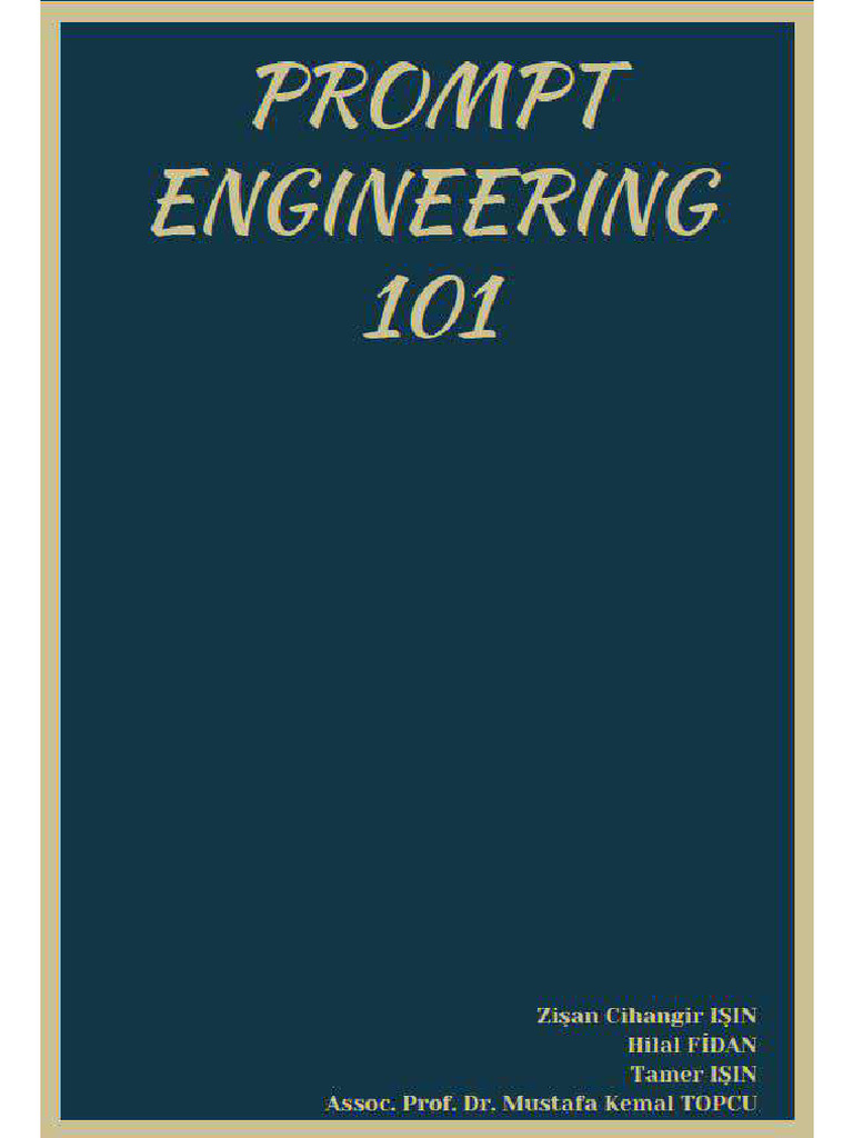 Prompt Engineering 101 Overview | PDF | Intelligence (AI) & Semantics ...