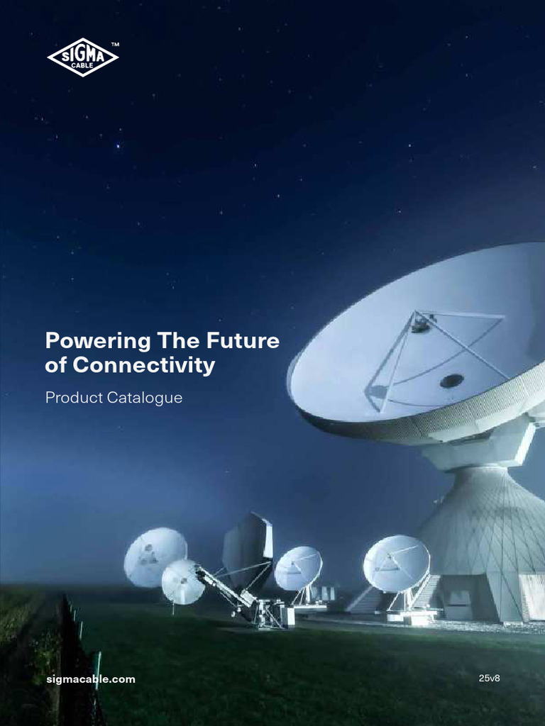 Sigma Cable Product Catalogue Overview | PDF | Thermoplastic | Polymers