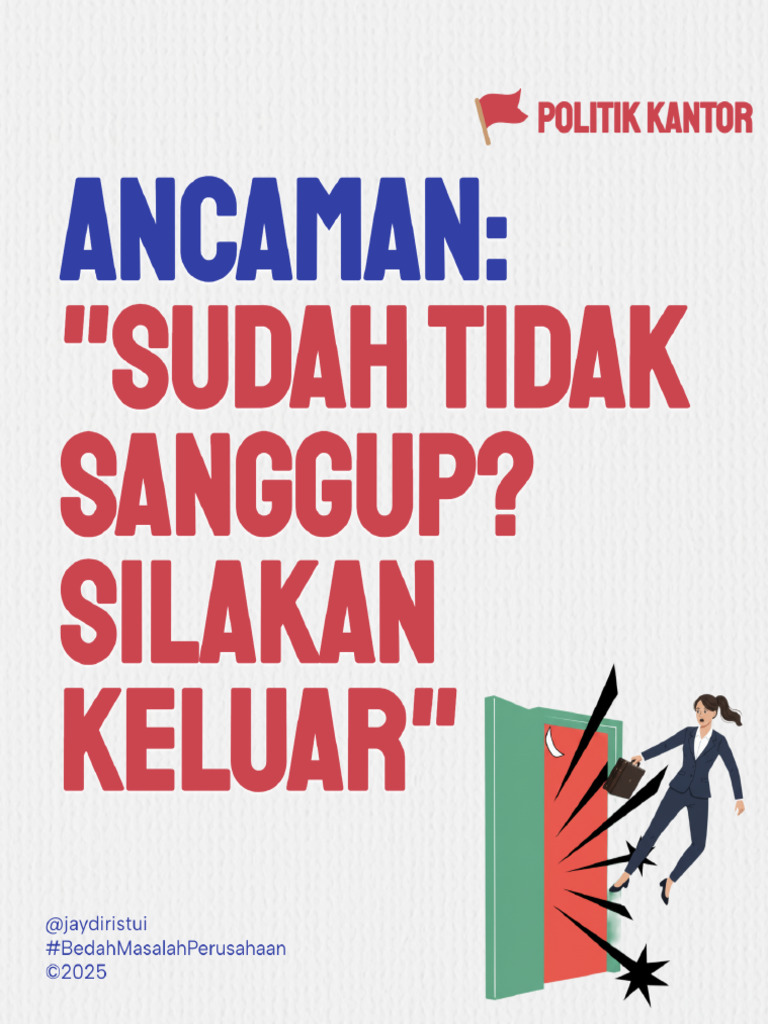 Tidak Sanggup Silakan Keluar | PDF