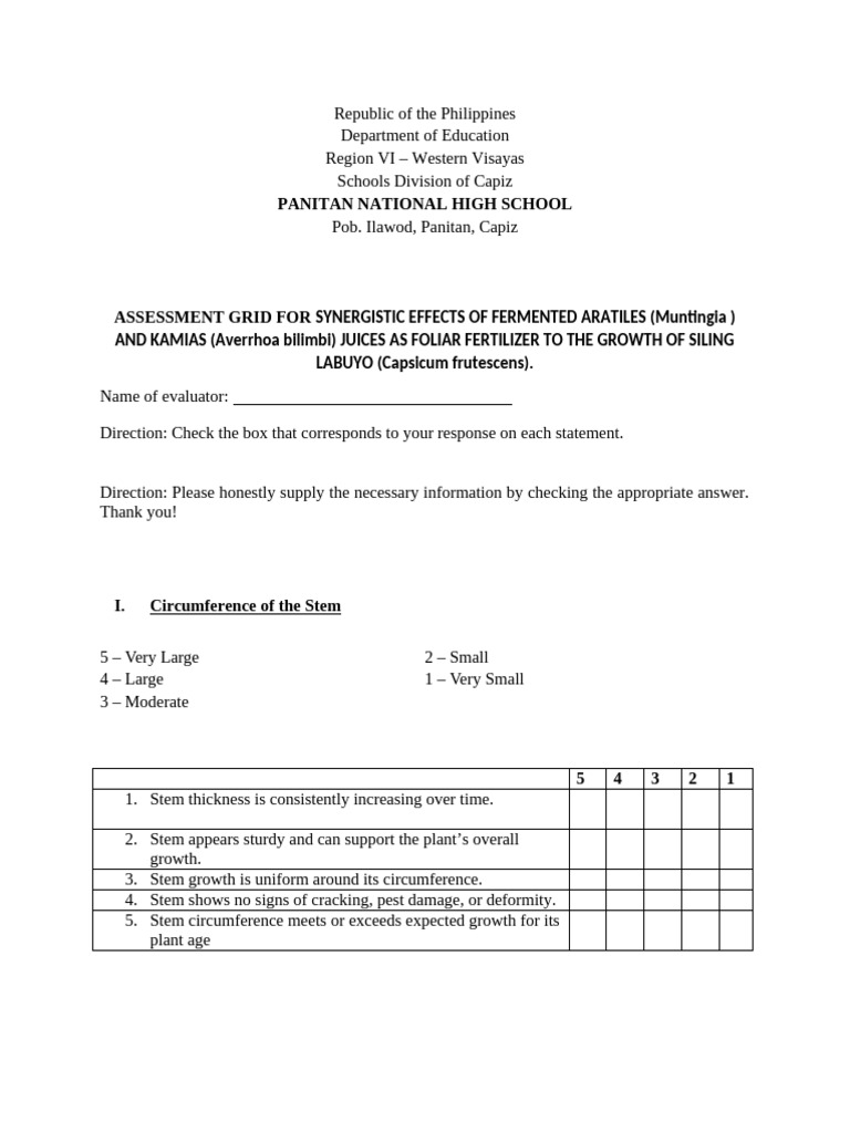 Kyle Louis Steff Ideas Is Evaluator Sheet | PDF | Botany | Plants