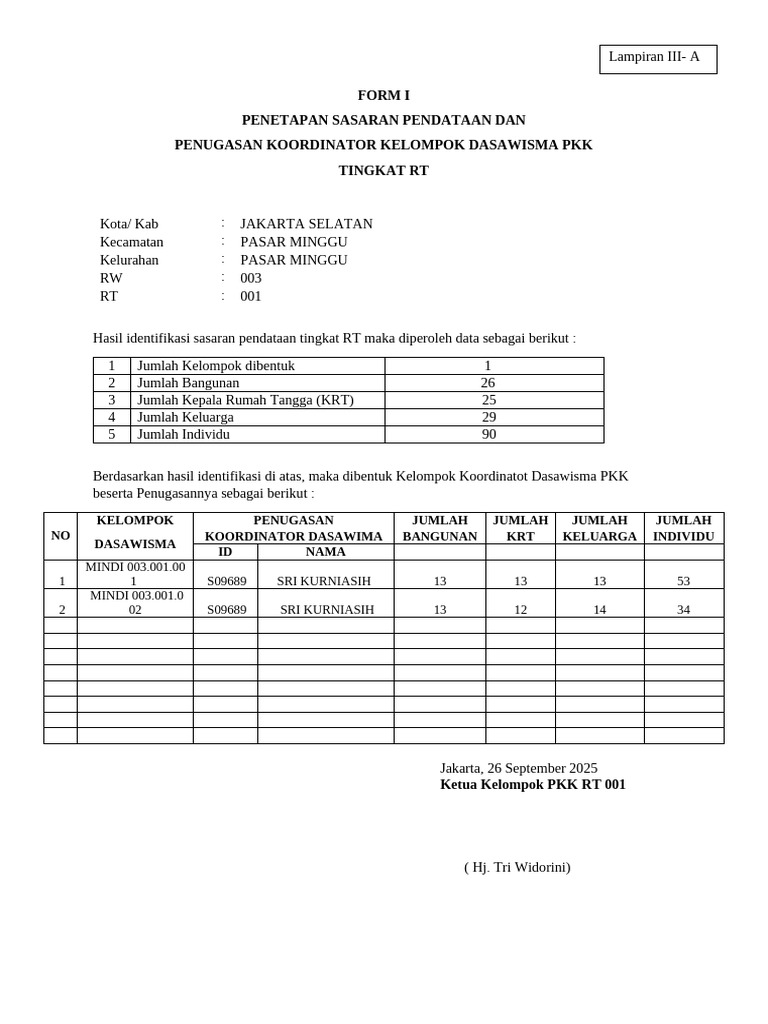 Form 1 Form 2 Baru (1) | PDF