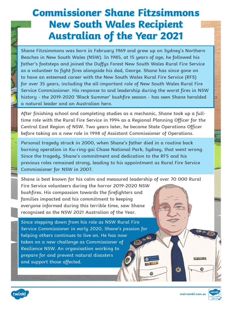 Commissioner Shane Fitzsimmons | PDF