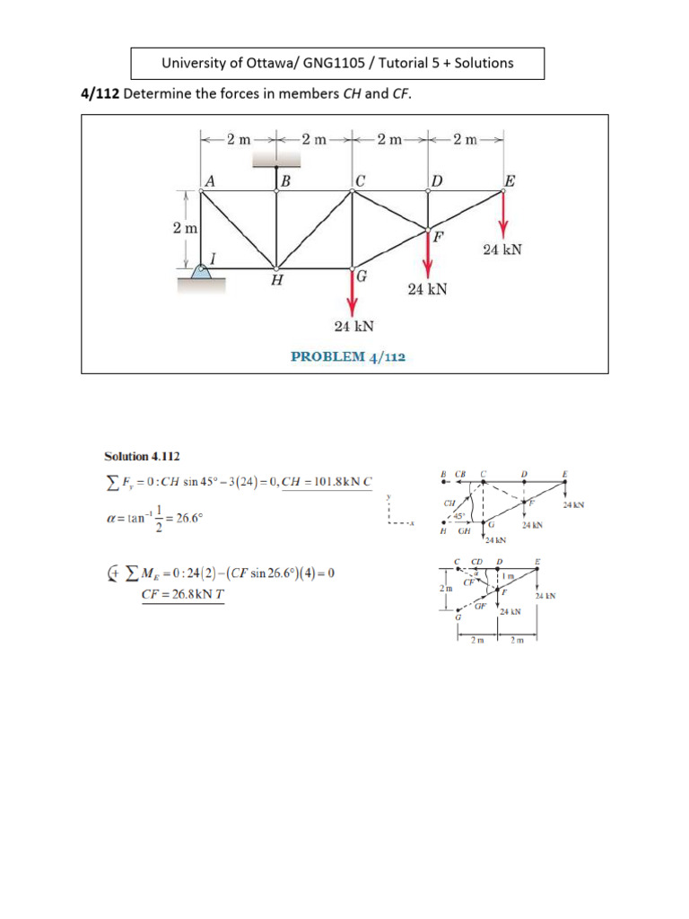 Tutorial 5 Answers | PDF