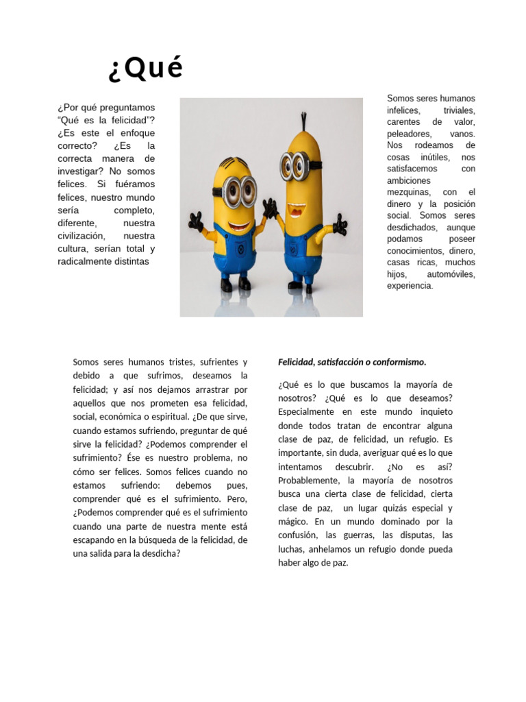Felici Dad | PDF | Felicidad | Sufrimiento