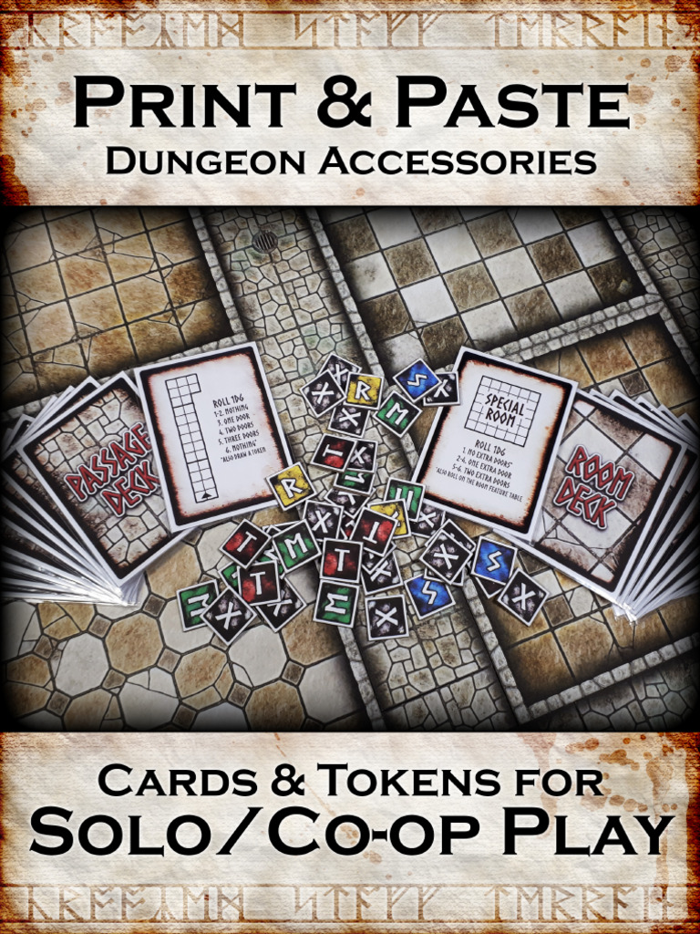 Cards & Tokens For Solo Co Op Play | PDF
