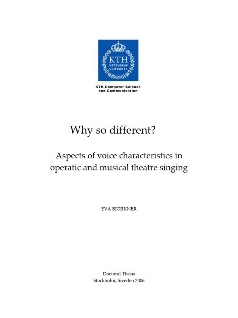 Voice Characteristics in Singing Styles | PDF | Human Voice | Larynx