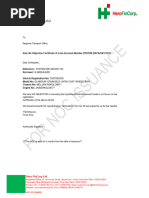 Vehicle Surrender Letter Format | PDF