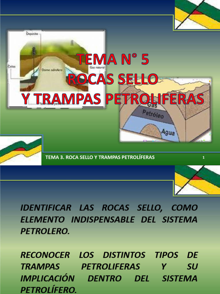 Rocas Sello y Trampas Petrolíferas | PDF | Depósito de petróleo | Petróleo