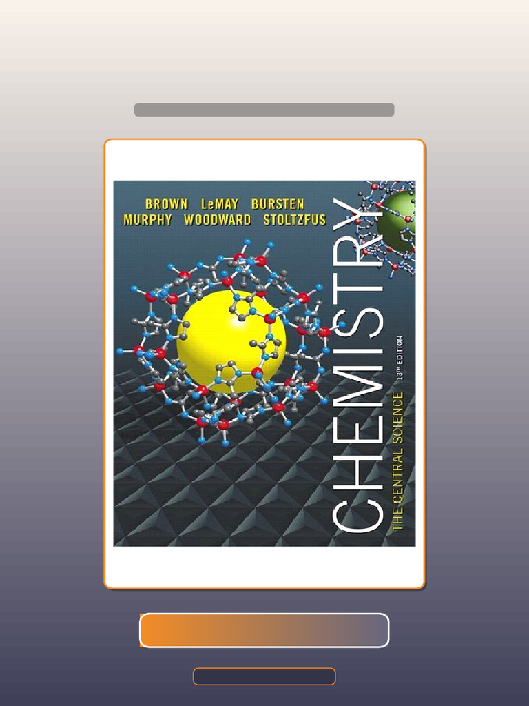 Chemistry The Central Science Brown 13th Edition Ebook and TestBank ...