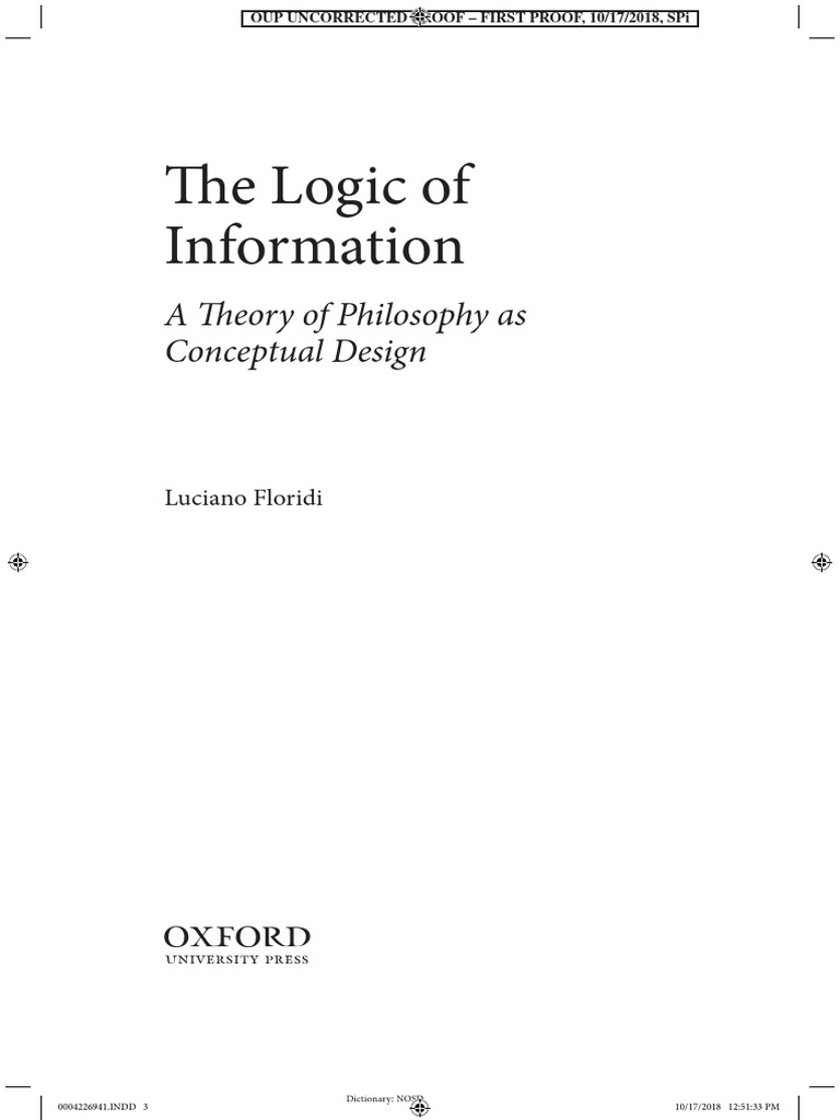 Philosophy as Conceptual Design Guide | PDF | Logic | Information