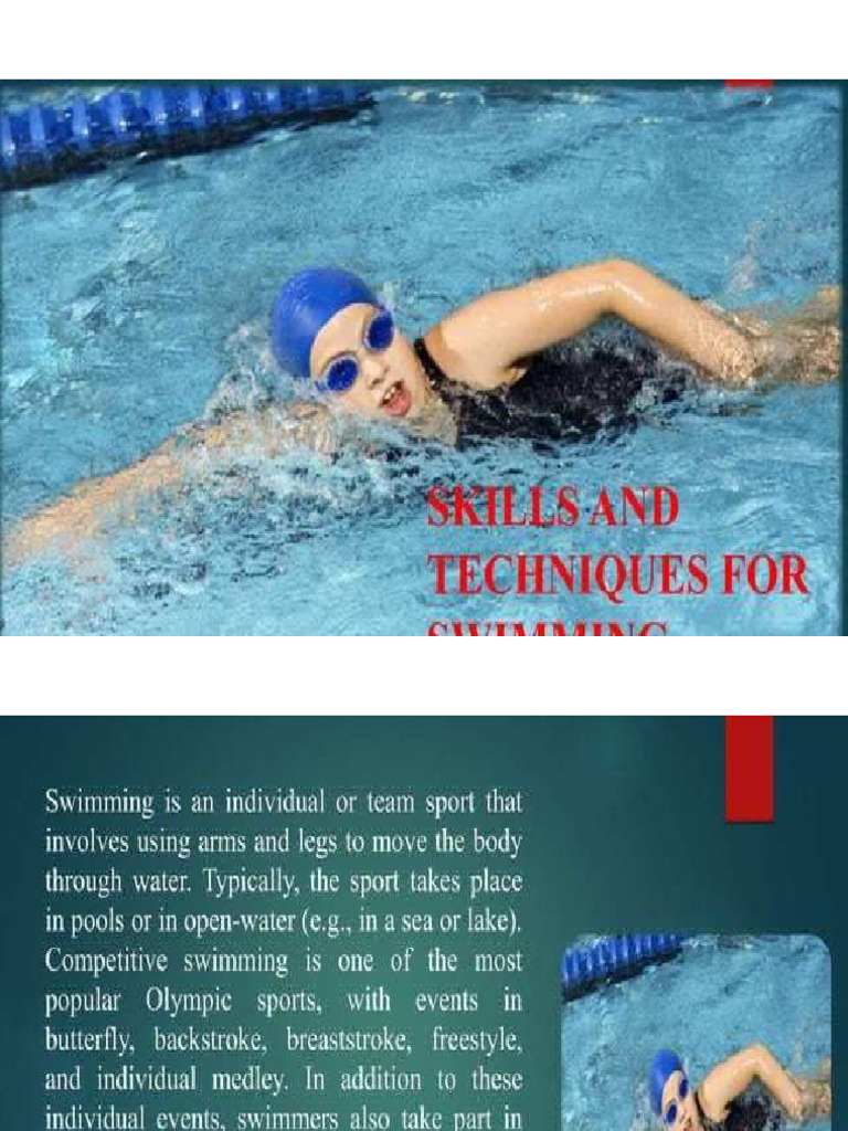 Topic 7 - Swimming Strokes Used in Life Saving | PDF