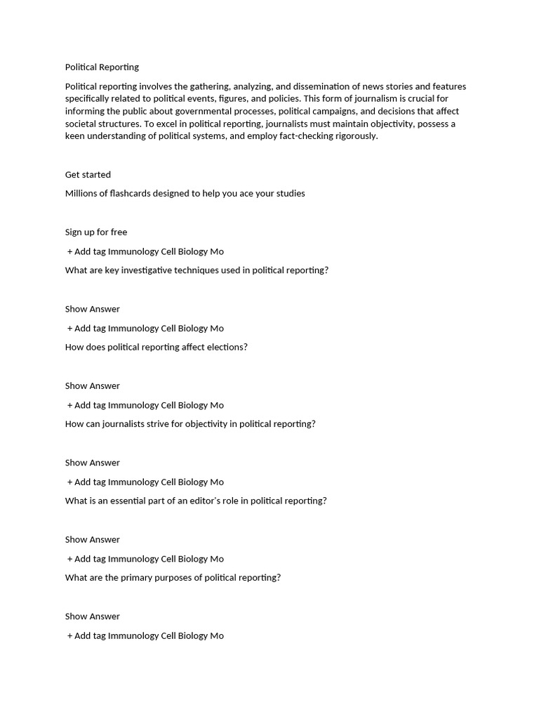 Essentials of Political Reporting | PDF | Defamation | Journalism