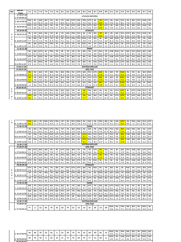 Daily Class Schedule Overview | PDF | Chess Theory | Chess