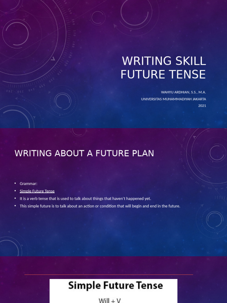 Future Tense Writing Guide | PDF