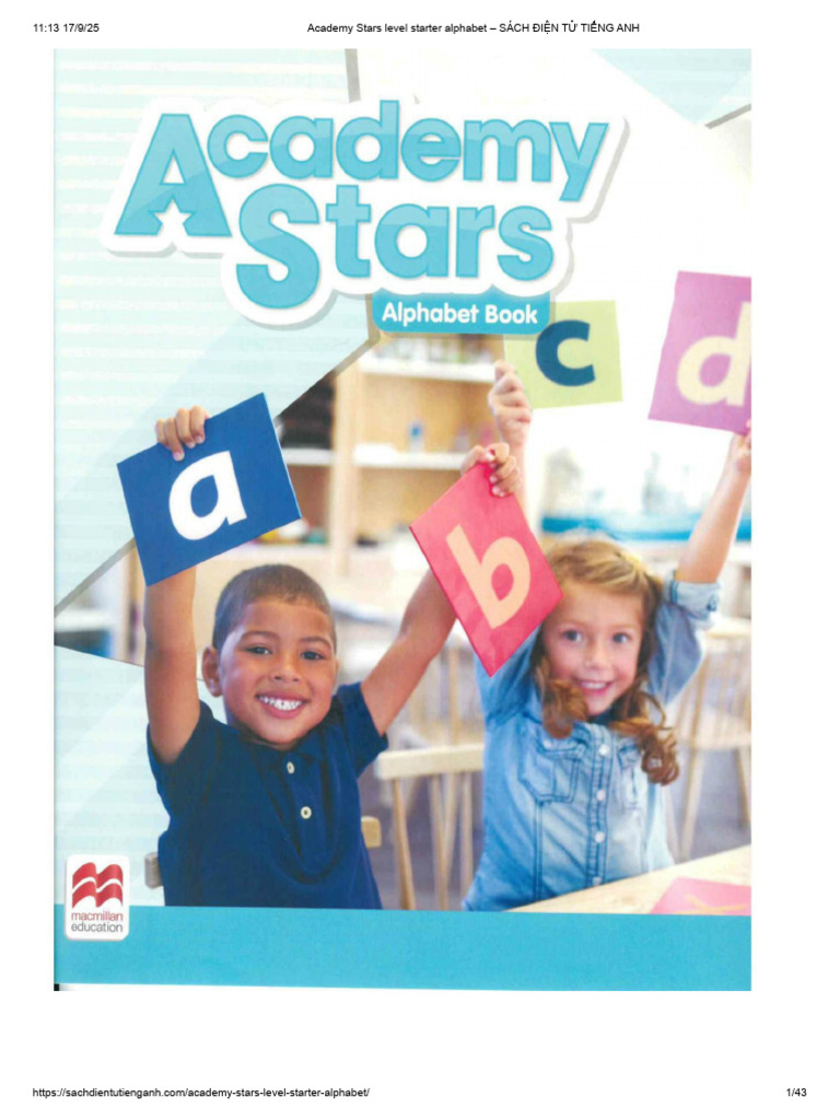 Academy Stars Level Starter Alphabet - SÁCH ĐIỆN TỬ TIẾNG ANH | PDF
