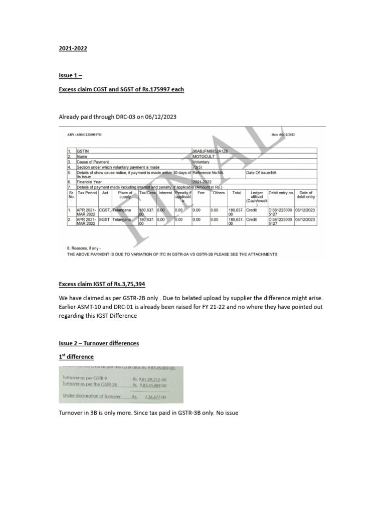 21 22 Clarifications | PDF