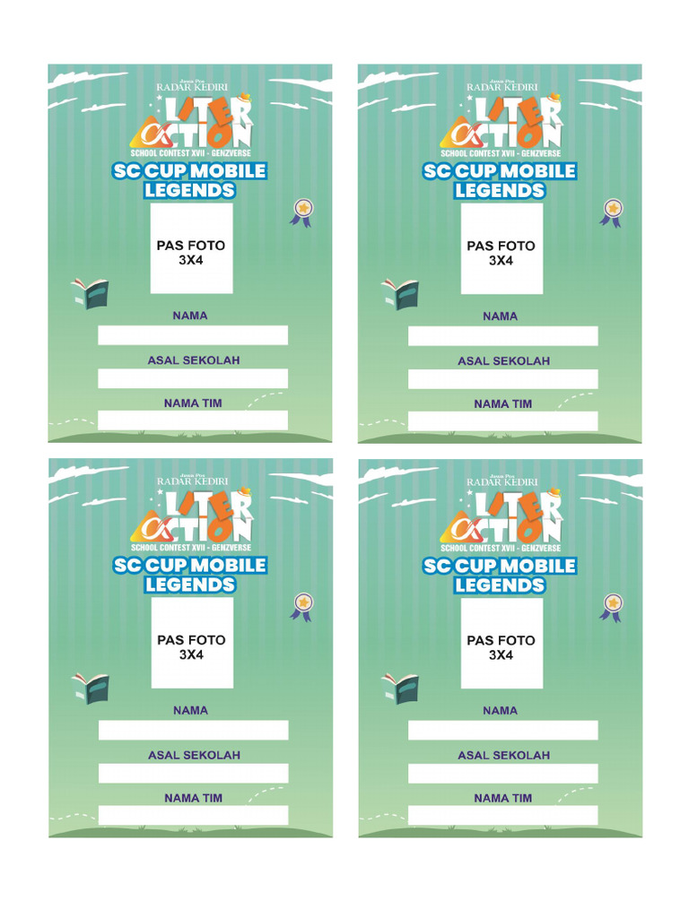 Id Card SC Cup Mobile Legends | PDF