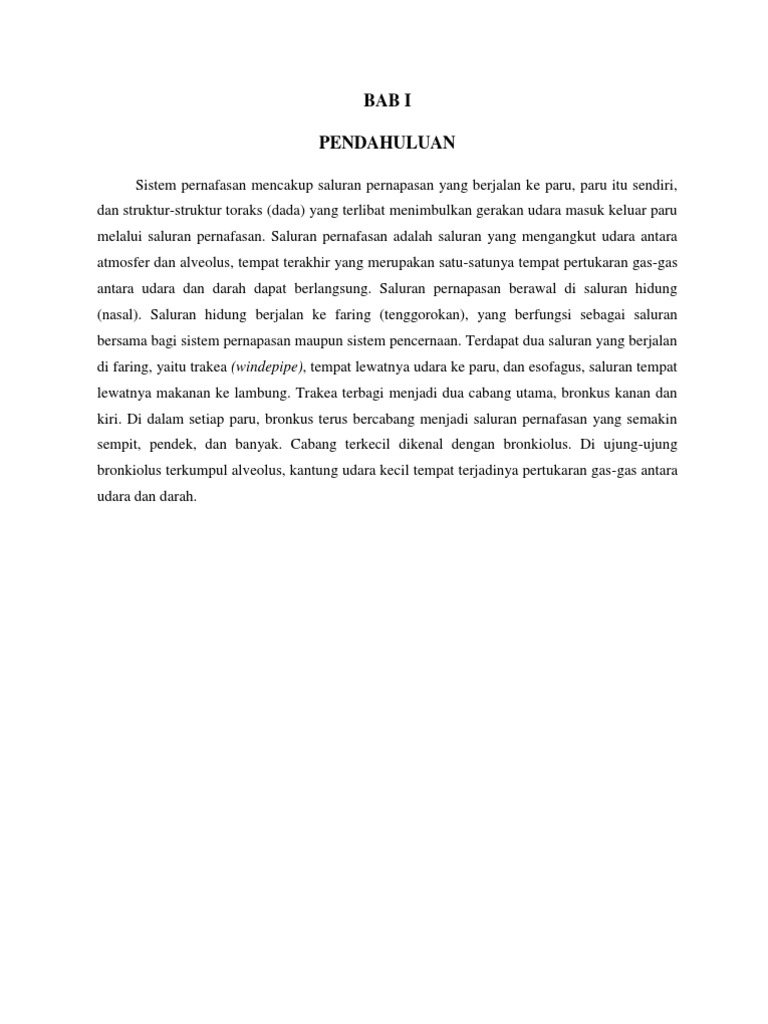 Refrat (Anatomi Saluran Napas) | PDF