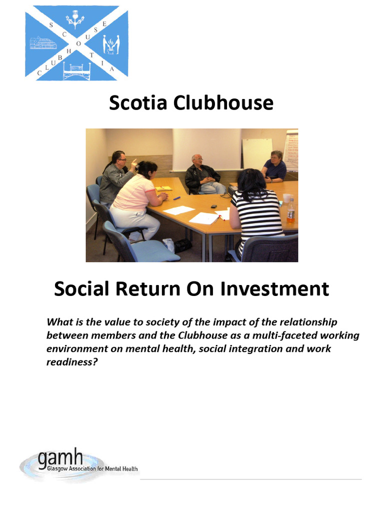 Scotia SROI Final Report May 2011 | PDF