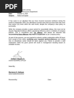 NTE Guidelines and Sample Templates | PDF | Employment | Labour Law