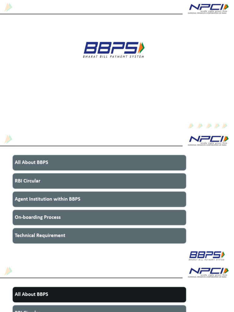 Agent Institutions in Bharat Bill Payment | PDF | Payments | Business